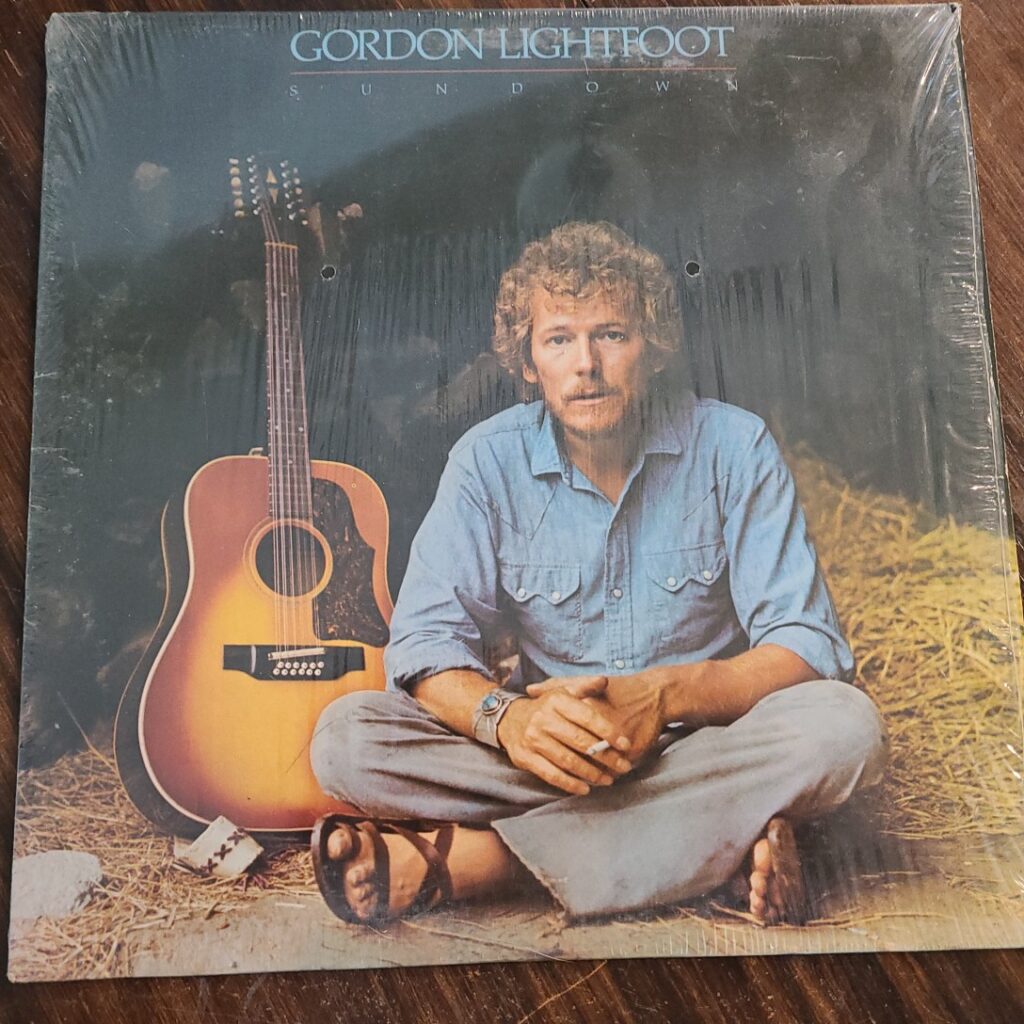 Gordon Lightfoot Sundown 1974 Vintage Vinyl