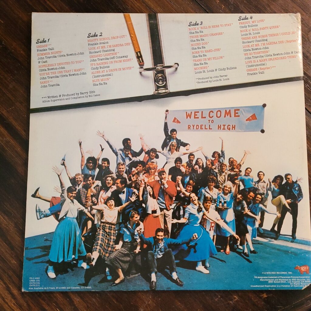 Grease (The Original Soundtrack From The Motion Picture) 1978 Vintage ...